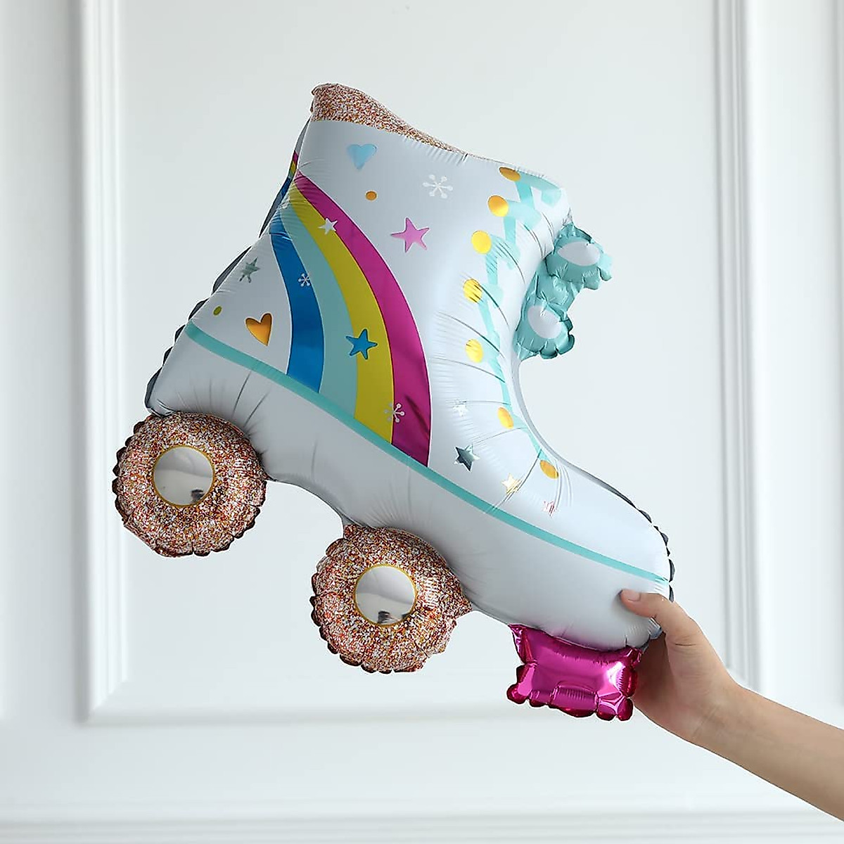 80s 90s Theme Party Balloons Garland Arch Kit Bundle Radio Boom Box,160PCS Roller Skate 4D Disco Foil Balloons 80s 90s Retro Theme Hip Hop Disco Fever Birthday Party Decoration