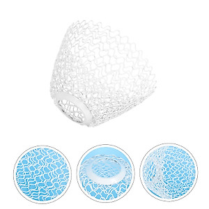 Uonlytech 2 Pcs Wrought Iron Lampshade Light Accessory Lampshade Adornment Decorative Lampshade Metal Light Shell Metal Lampshade Modern Lampshade Lamp Accessory Hollow-Out Lampshade