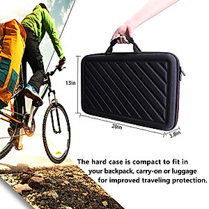 LTGEM Hard Travel Carrying Case for Pioneer DJ DDJ-FLX4 / Roland DJ-202 / M-Audio Oxygen Pro 25 / AKAI Professional MPK225 DJ Controller