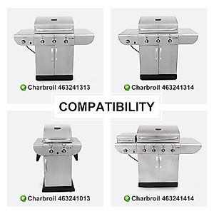 Grill Replacement Parts for Charbroil 463241314, 463241313, 463241413, 463241014, 463241414, 463241013, for Charbroil Commercial T-36D T-22D T-47D Grills, G527-2200-W1 G356-2200-W1 G527-0013-W1