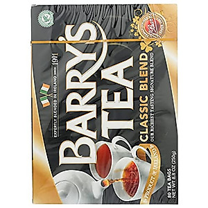 Barry's Tea Bags, Classic Blend, 80 Count, 8.8 Oz, (00102506)