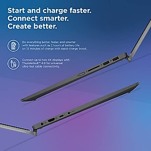 Lenovo IdeaPad Flex 5i 14" FHD 2-in-1 Touchscreen Laptop, Intel Core i3-1115G4, 4GB RAM, 128GB SSD, Graphite Gray, Windows 11 in S Mode, 82HS00R9US