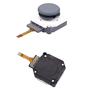 IKPEK 3D Analog Joystick Button Module Stick w/Thumbstick Circle Pad Cover Cap Replacement for Nintendo New 2DSXL New 3DSXL New 3DS