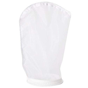 Honritone 2Pack Nylon Monofilament Mesh Filter Socks NMO 400 Micron - 7 Inch Ring by 18 Inch Long – Water Liquid Filter Bags for Aquarium, Industrial, Chemical (400 Micron 7 x 18 Inch Nylon)