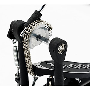 Drum Workshop, Inc. 3000 Series Pedals Bass Drum, Black and Silver, Single (DWCP3000)