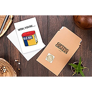 Funny Birthday Card for Men or Women - for Boyfriend, Girlfriend, bf, gf, Husband, Wife, Sister, Brother, etc | for him or her - Gag joke gift | 21st 25th 30th 40th 50th 60th 65th 70th