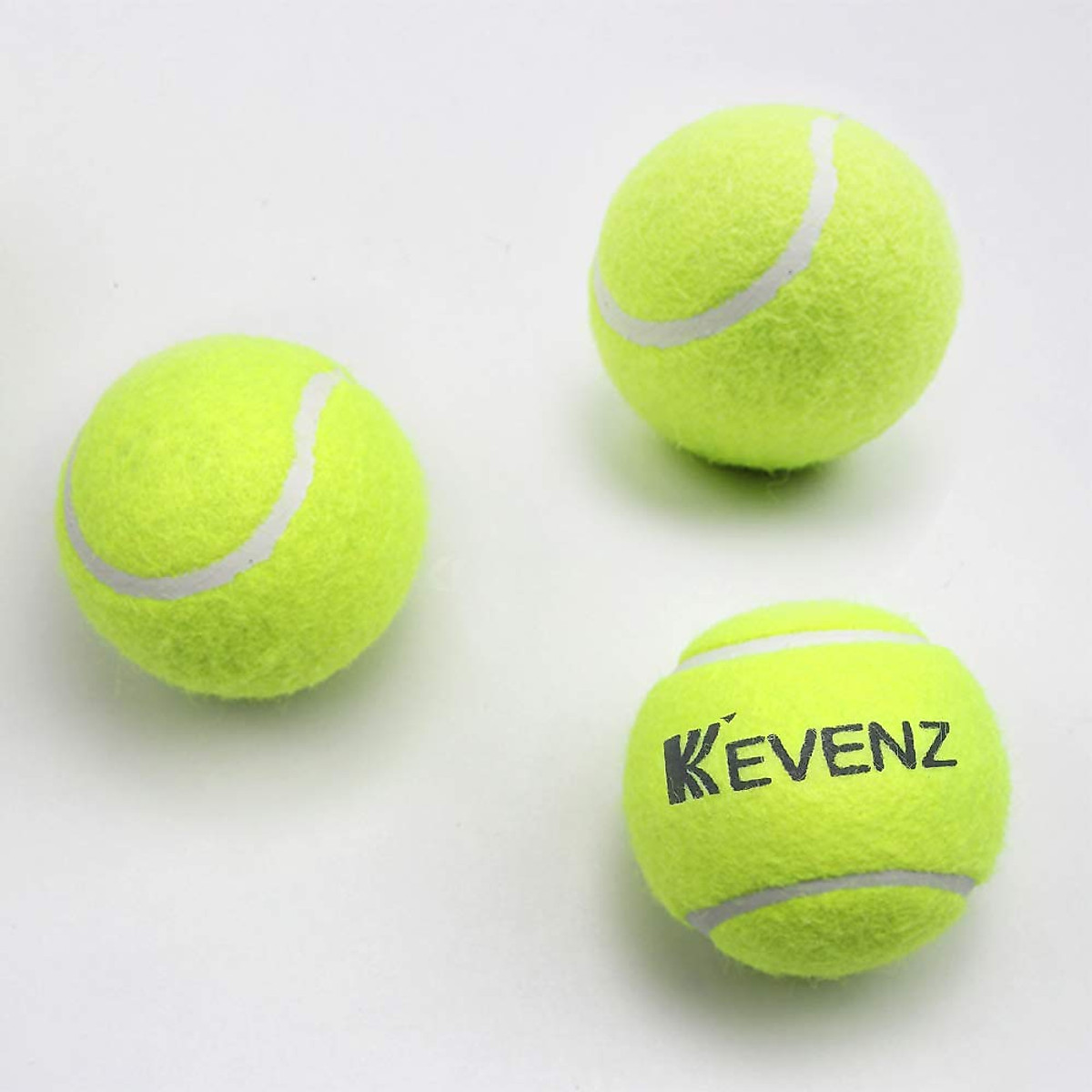 KEVENZ 6-Pack Pressurized Tennis Ball, 2 Cans with Seal Design,Advanced All Courts Balls,Highly Elasticity, More Durable, Good for Beginner Training Ball