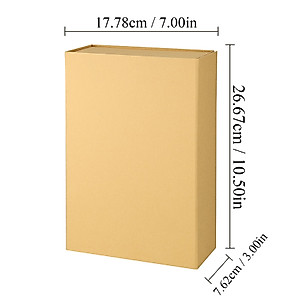 RayofSun Brown Small Gift Boxes With Lids For Presents.10.5 * 7 * 3in Bridesmaid Proposal Box ForFor Wedding,Christmas,Birthday(1pc