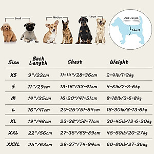 Hipet Dog Onesie Dog Surgery Recovery Suit for Male Female Surgical Suit for Spay and Neuter E-Collar & Cone Alternative Anti-Biting Lick Wound