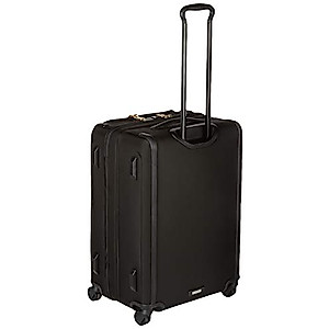 TUMI Alpha Short Trip Expandable 4-Wheeled Packing Case - Roller Bag for Short Trips & Weekend Getaways - Carry-On Luggage with 4 Spinner Wheels - Travel Suitcase for Men & Women - Black/Gold