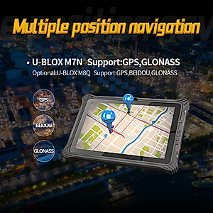 DORLAND EX Tablet12,12.2" Rugged Tablet,6300mAh+700mAh Dual Battery, Windows 10/11 Touchscreen Tablet PC,Intel i5 8E-Cores CPU 8GB RAM+128GB ROM,USB 3.0, Micro HDMI, 8MP +2MP Camera,Black