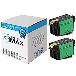 SuppliesMAX Remanufactured Replacement for WF-3620/3640/7110/7210/7610/7620/7710/7720 Black High Yield Inkjet (2/PK-1100 Page Yield) (NO. 252XL) (T252XL120-S-D1)