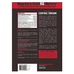 Majesty's Flex HA Wafers - Superior Performance Horse/Equine Joint Support Supplement - HA, Vitamin C, Yucca, Glucosamine (Peppermint, 2 Pack(120 Count Total))