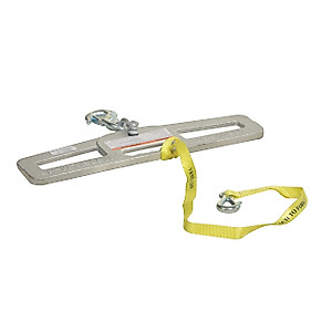Vestil LM-HP4-S Swivel Lift Master Hook Plate, 24" Width, 6" Height, 4000 lbs Capacity