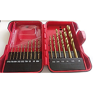 High Speed Drill Bit Set - 15 Pc