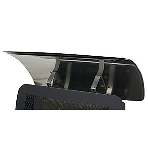 Bromic Heating BR-DEFTNG3 300 Series Tungsten Heat Deflector, Black
