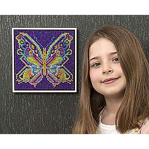 Sequin Art Diamond Butterfly Sparkling Arts & Crafts Picture Kit