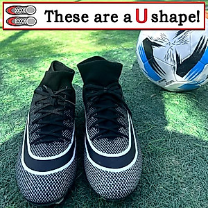 Zquaus Football Cleats,Mens Soccer Cleats，Athletic Outdoor Football Shoes CD8508-M1-42