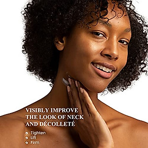 Neck Firming Cream with Peptides & Retinol - Anti Aging Skin Tightening Cream to Reduce Wrinkles, Neck Lines, Age Spots & Sagging Skin - Natural Firming Neck Cream for Smooth & Youthful Skin - 1.7 oz