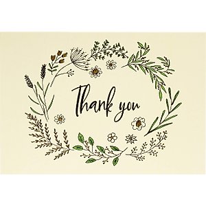 Native Botanicals Thank You Notes (Stationery, Note Cards, Boxed Cards)