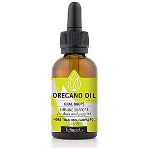 Vetercure Oregano Oil Oral Drops for Pets- Natural Immune Support for Dogs & Puppies- Pet Supplement - Deep Cleansing Action for Perfect Dog Coat, Skin & Overall Health-1 fl.oz
