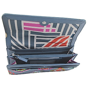 Vera Bradley Women's RFID Audrey Wallet Painted Medallions One Size