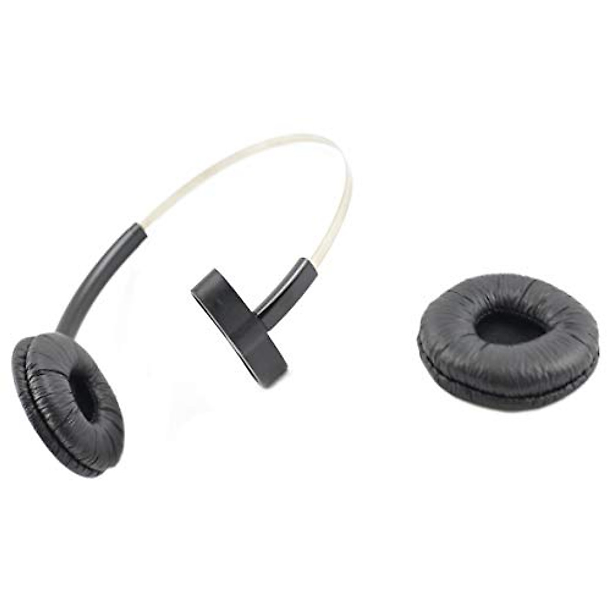 for Plantronics Standard Headband 84605 + Extra Cushion Replacement Over-The-Head Headset for Savi CS540 W740 W745 W440 W740-M