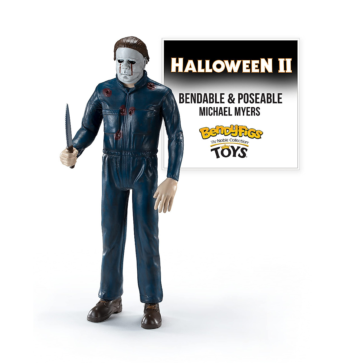 BendyFigs The Noble Collection Halloween II Michael Myers