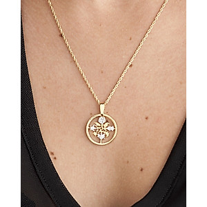 The Difference World Coin Jewelry Great Britain Pendant & Necklace, British Six Pence Hand Cut