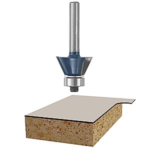 Bosch 85440M 15 degree x 7/16 In. Carbide Tipped 2-Flute Bevel Trim Bit