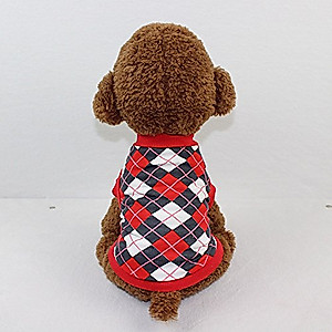 Dog Running Leash and Dog Clothing Cotton Vest Puppy Costume for Small Dog Vest Lightweight Stretchy T-Shirts Soft Shirts Apparel