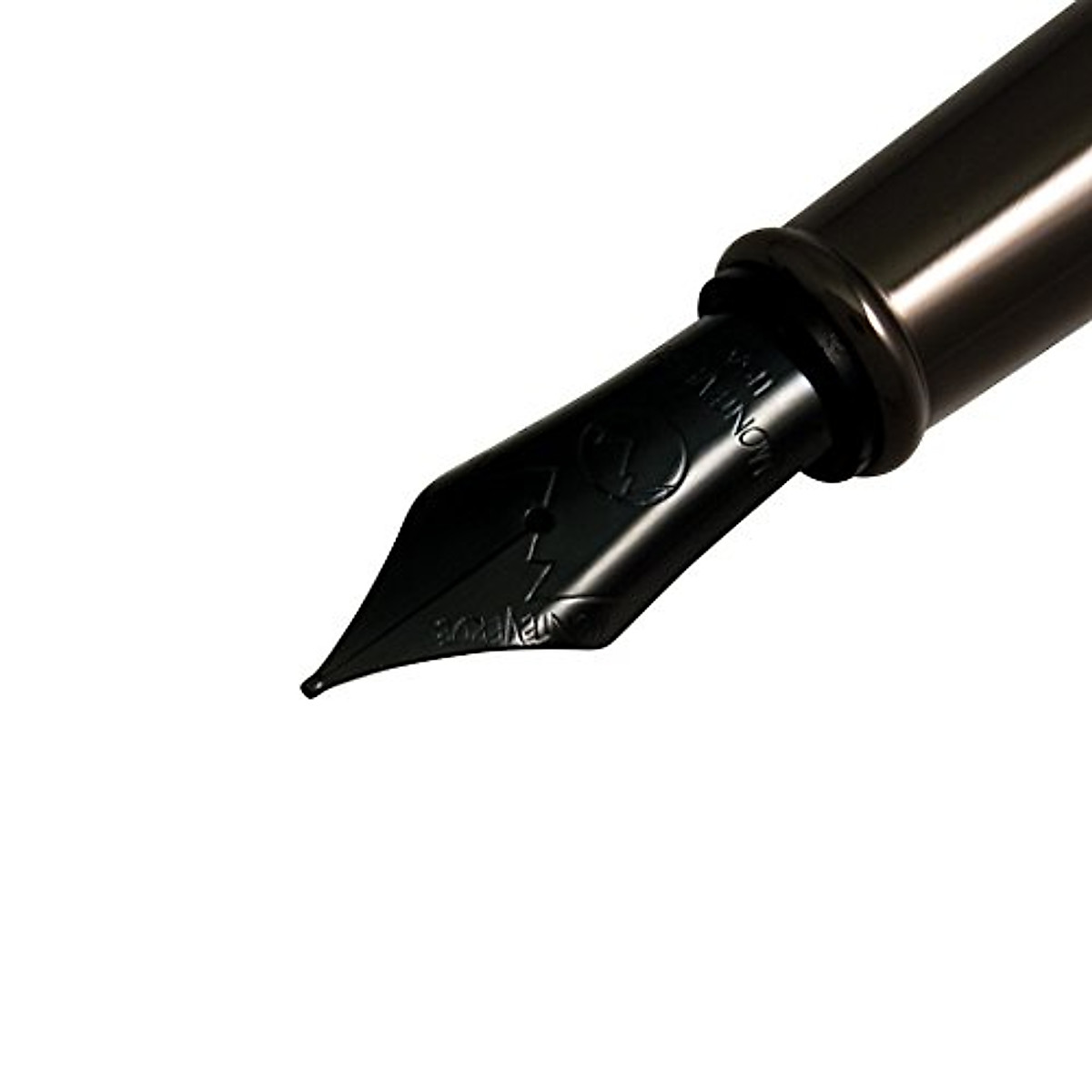 Monteverde Impressa, Fountain Pen, Gun Metal w/Red Trim, Medium Nib