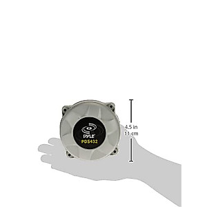 Pyle 2in Tweeter Compression Horn Driver - 500 Watt High Power Car Audio Speaker Tweeter System w/ High Temp Voice Coil, 400-9000Hz Frequency, 102 dB, 8Ohm, Heavy Duty 30 oz Magnet Structure PDS432