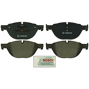 BOSCH BP1409 QuietCast Premium Semi-Metallic Disc Brake Pad Set - Compatible With Select BENTLEY; BMW (i, GT, Ld, Li, xDrive), 528, 535, 550, 650, 740, 750, ActiveHybrid; Rolls-Royce + More; FRONT