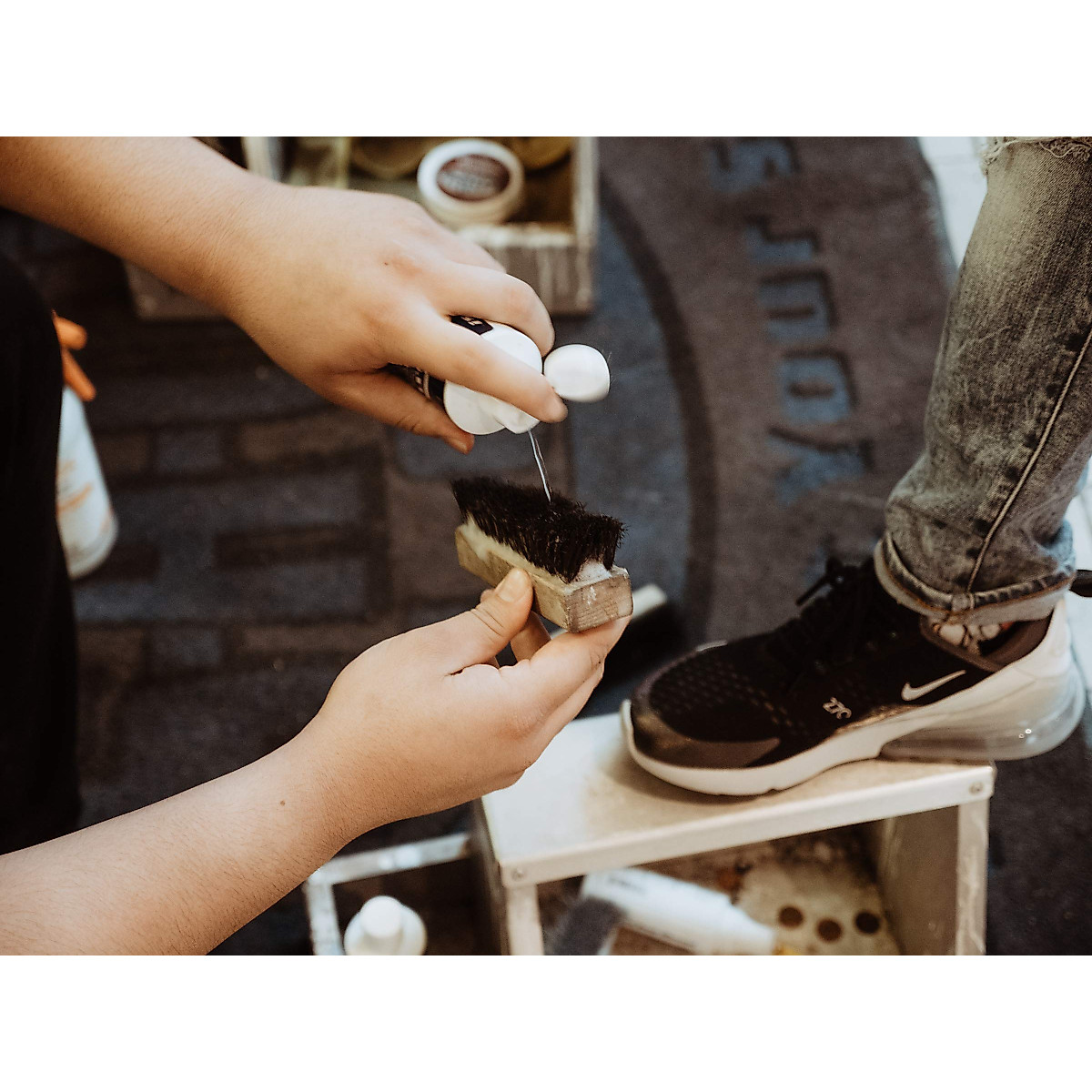 Shoe MGK Complete Kit: Shoe Cleaner, Shoe Care, Water & Stain Protection - Revitalize, Shield, and Freshen Sneakers, Leather, and Dress Shoes with Deodorizer