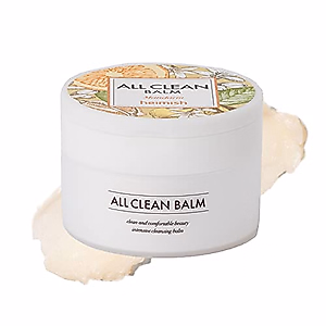 [heimish] All Clean Balm Mandarin - 4.0 fl oz/120ml - Transforming Cleansing Balm to Oil and Milk - Removes Waterproof Makeup, Blackheads, Sebum - Mild Cleansing - Refreshing Citrus Scent - Natural Color - Vegan - Korean Skincare