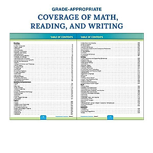 Carson Dellosa Comprehensive Curriculum of Basic Skills 5th Grade Workbooks All Subjects for Ages 10-11, Math, Reading Comprehension, Writing, Grammar, Geometry and More, Grade 5 Workbooks (544 pgs)