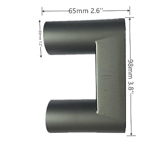 1pair UY30 Al 4636NH/N2 Ultra Large Power Transformer Core UY98/65/28 UU Isolator Ferrite Core Chokes Ferrite Bead MnZn PC40