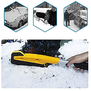 Ritanish Car Snow Brush and Ice Scraper 2 in 1 Snow Remover New Detachable Snow Shovel Clean Tools for Car Truck SUV Windshield