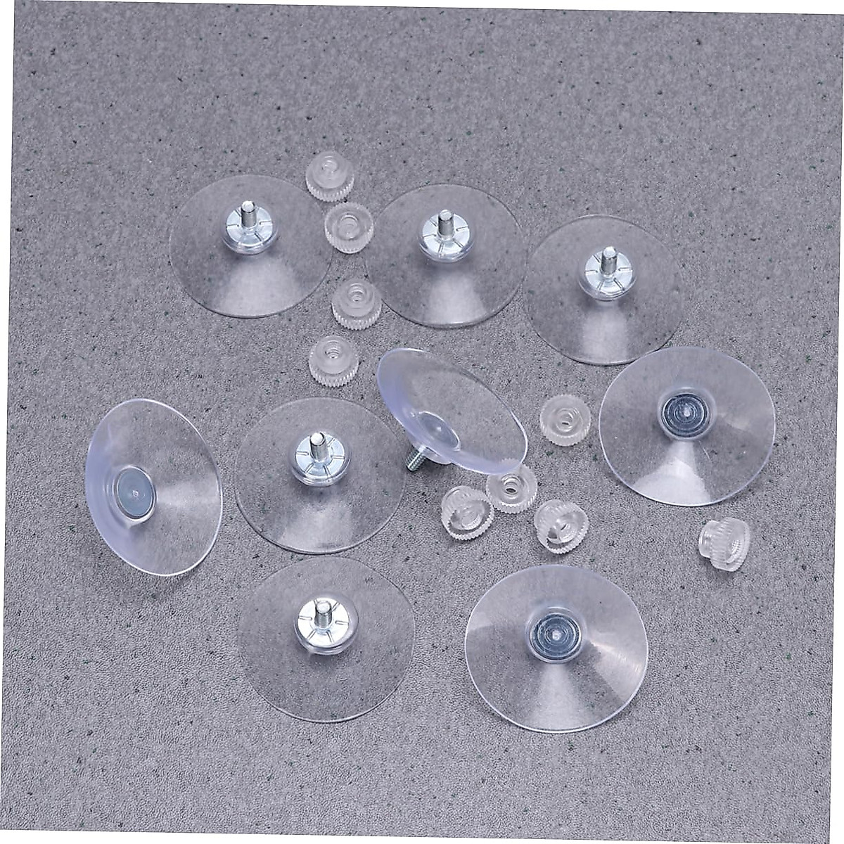 Holibanna 10pcs Seamless Hooks Mushroom Key Hook Heavy Duty Suction Cups Splinter Decorating Self- Hooks Punch- Hooks Bedroom Supahbadd Wall Hook Hanger Wall Mount No Punching