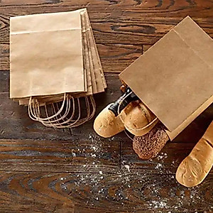 vanhel 120 pack Kraft Paper bags with Handles,Assorted Sizes Gift Bags Bulk Kraft Paper Bags, Weeding,Birthday, Favor,Party,Retail Merchandise Bags…