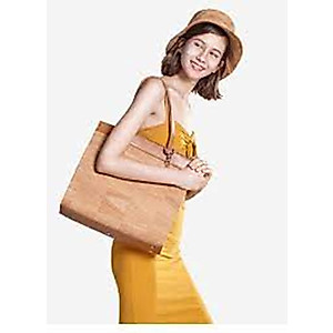 Mirabolante Pure Portuguese Natural Cork Bark Handbags for Women, Shoulder Bags, Crossbody Bags-11 (m)