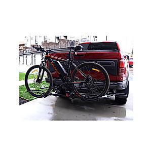 SIMETU&HS Bike Rack Carrier for Car Truck SUV，132 lbs Heavy Weight Capacity - Tray Style Smart Tilting Design (2-Bike Carrier)
