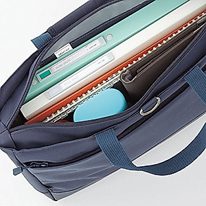 Lihit Lab A7695-6 Pen Case, Oval Type, L, Yellow Green