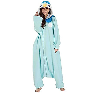 SAZAC Kigurumi - Pokemon - Piplup - Onesie Jumpsuit Halloween Costume