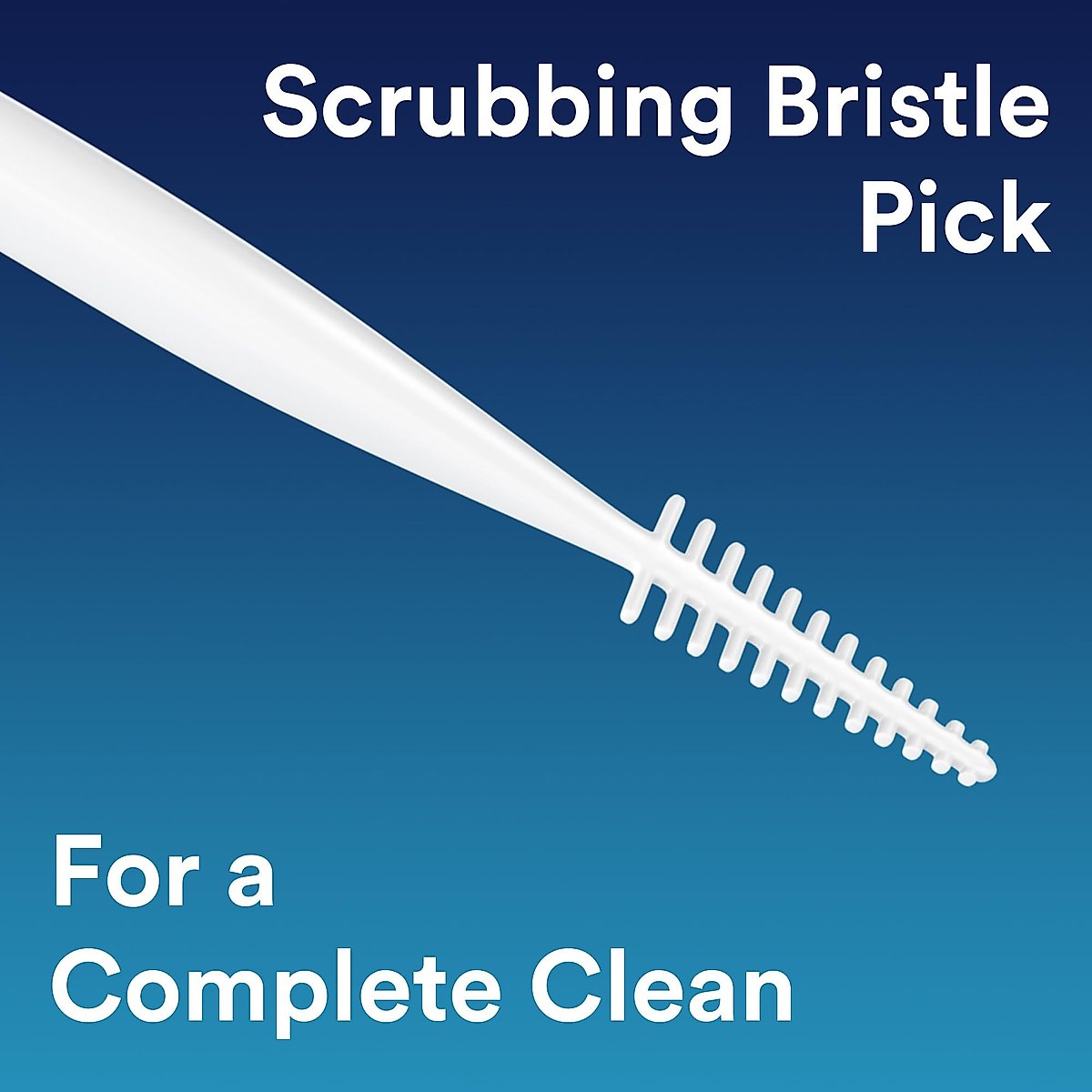DenTek Complete Clean Easy Reach Floss Picks, No Break & No Shred Floss, 75 Count