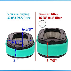 Fremnily KH-32-883-09-S1 Air Filter with 12 050 01-S Oil Fuel Filter Compatible with Kohler KT745 KT740 KT735 KT730 KT725 KT715 Engine Cub Cadet XT1 XT2 Lawn Mower