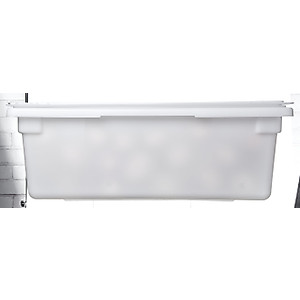 CFS 1064202 Polyethylene Food Box Storage Container, White