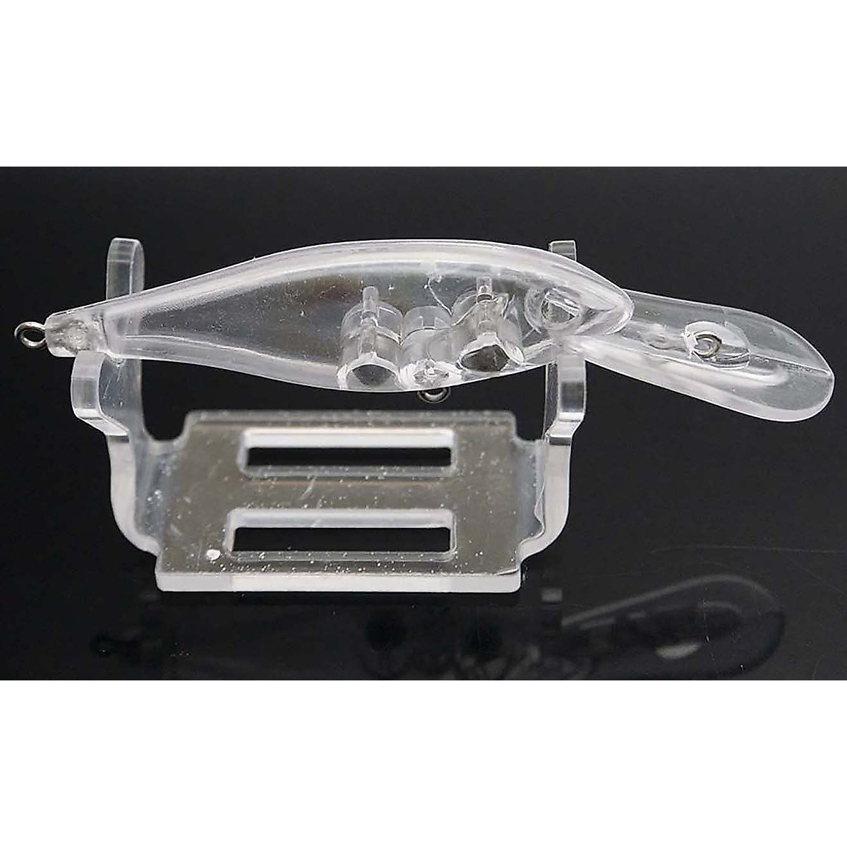 10PCS Unpainted Lure Blanks 8.53g 9.8cm with 4mm Free Fishing Eye Crankbait Baits Simulation Blank Body Clear Hard Baits Trout Salmon Minnow Lure Popper Lures Topwater Freshwater 8195