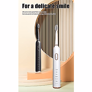 Dorlnk Electric Toothbrush 5 Modes 3 Brush Heads Convenient Rechargeable USB Fast Charge Toothbrushes ,1200mAh Battery Last for 60 Days Smart Electric Toothbrushes for Adults and Kids